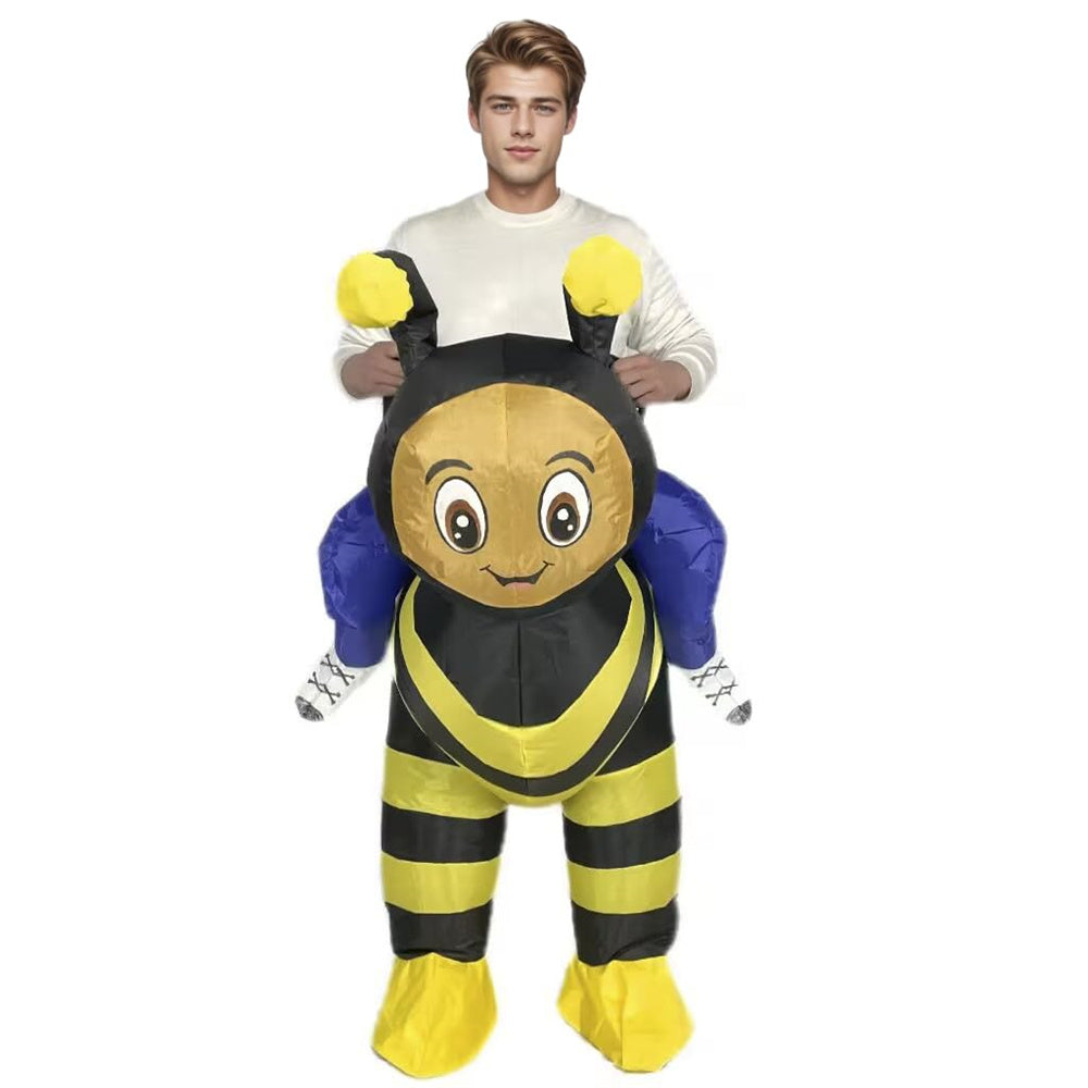 Inflatable Riding on Bee Costume | Funny Halloween Blow-Up Suit – Foyacos