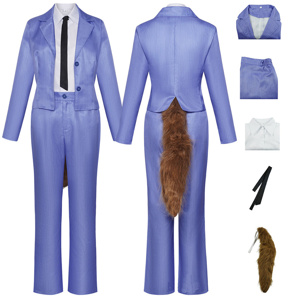 Diane Foxington Bad Guys Costume Blue Suit Halloween Cosplay Suit Foya ...