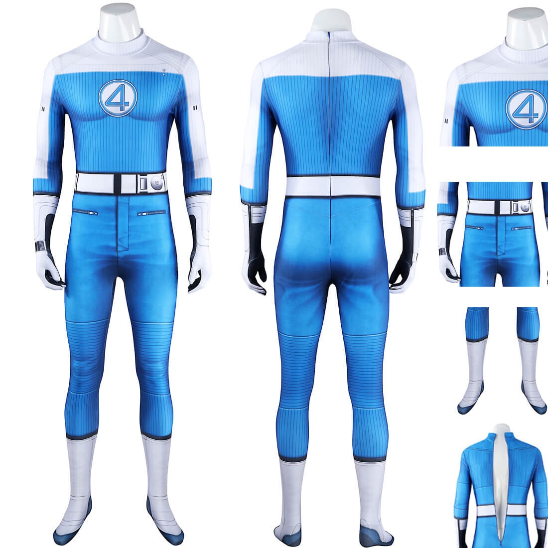 Human Torch Fantastic 4 Costume Human Torch Halloween Costume Suit Adu ...