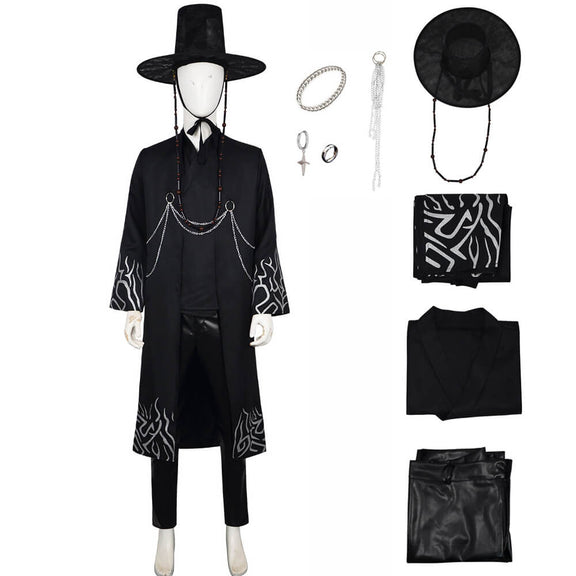 Jinu Saja Boys Kpop Demon Hunters Cosplay Costume Outfit Halloween Sui ...