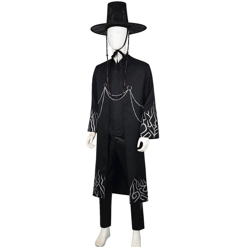 Jinu Saja Boys Kpop Demon Hunters Cosplay Costume Outfit Halloween Sui – Foyacos