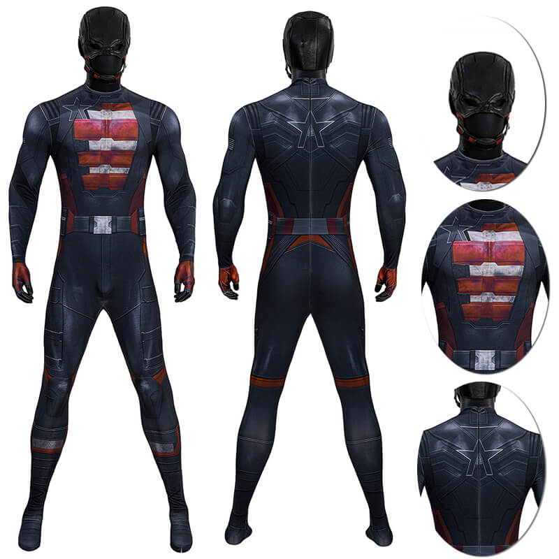U.S.Agent John F. Walker Thunderbolts Cosplay Costume Halloween Outfit ...