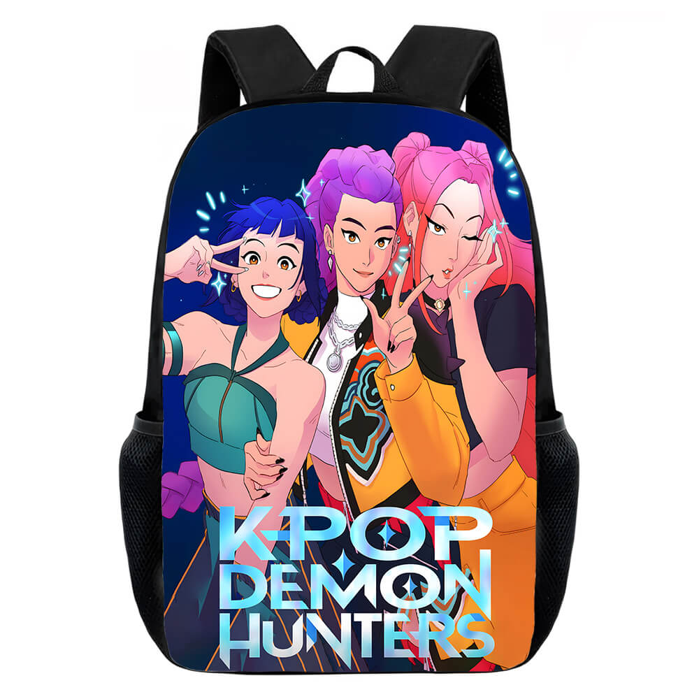 KPop Demon Hunters Backpacks Huntrix Teenager School Bag Waterproof Tr ...