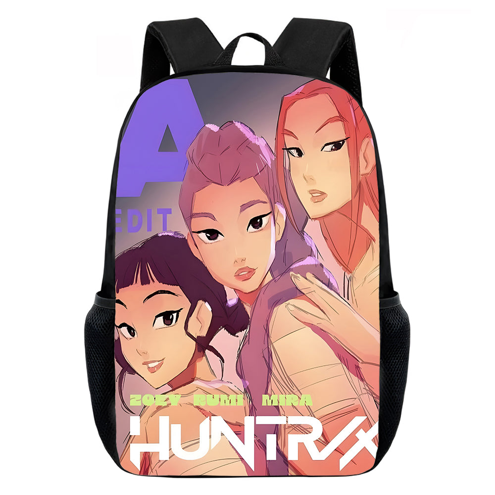 KPop Demon Hunters Backpacks Huntrix Teenager School Bag Waterproof Tr ...