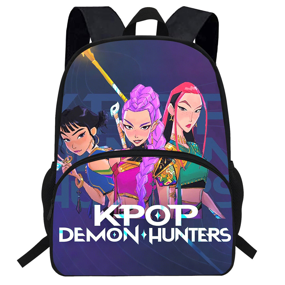 KPop Demon Hunters Backpacks Huntrix Teenager School Bag Student Trave ...
