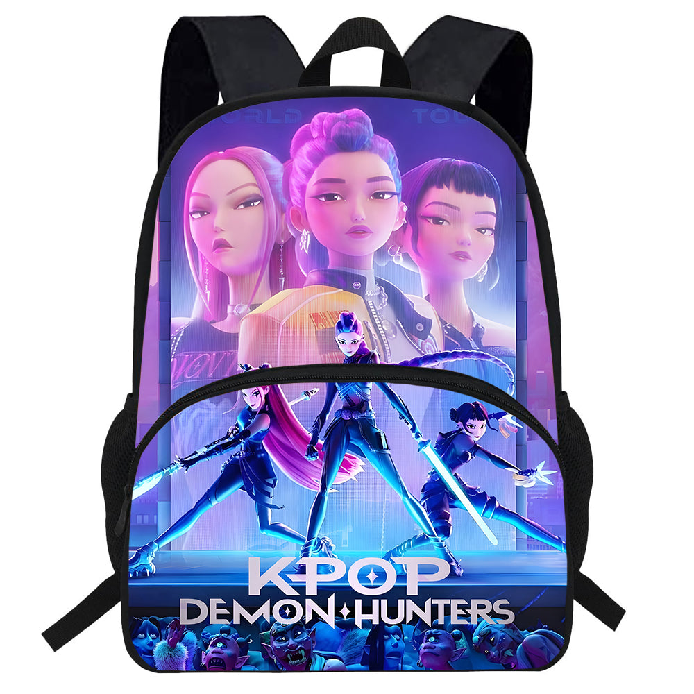 KPop Demon Hunters Backpacks Huntrix Teenager School Bag Student Trave ...