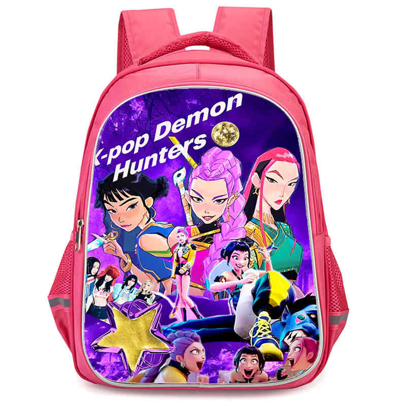 KPop Demon Hunters Backpacks Teenager School Travel Lightweight Backpa ...