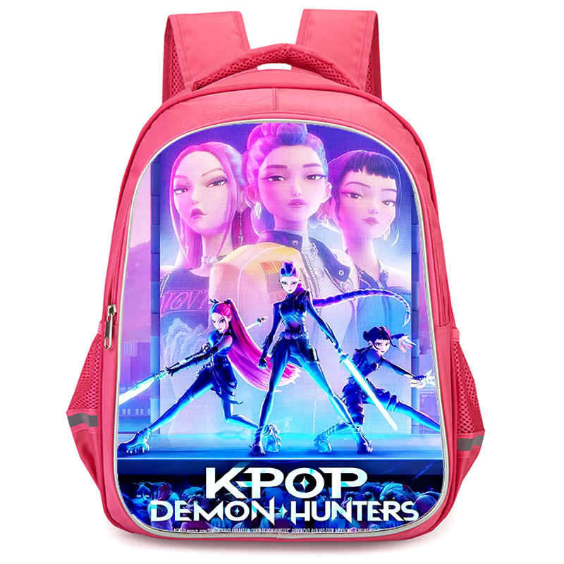 KPop Demon Hunters Backpacks Teenager School Travel Lightweight Backpa ...