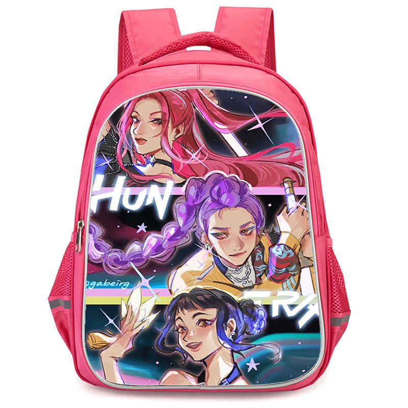 KPop Demon Hunters Backpacks Teenager School Travel Lightweight Backpa ...