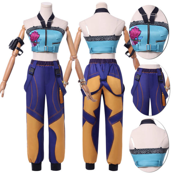 Zoey Huntrix KPop Demon Hunters Cosplay Costume – Foyacos