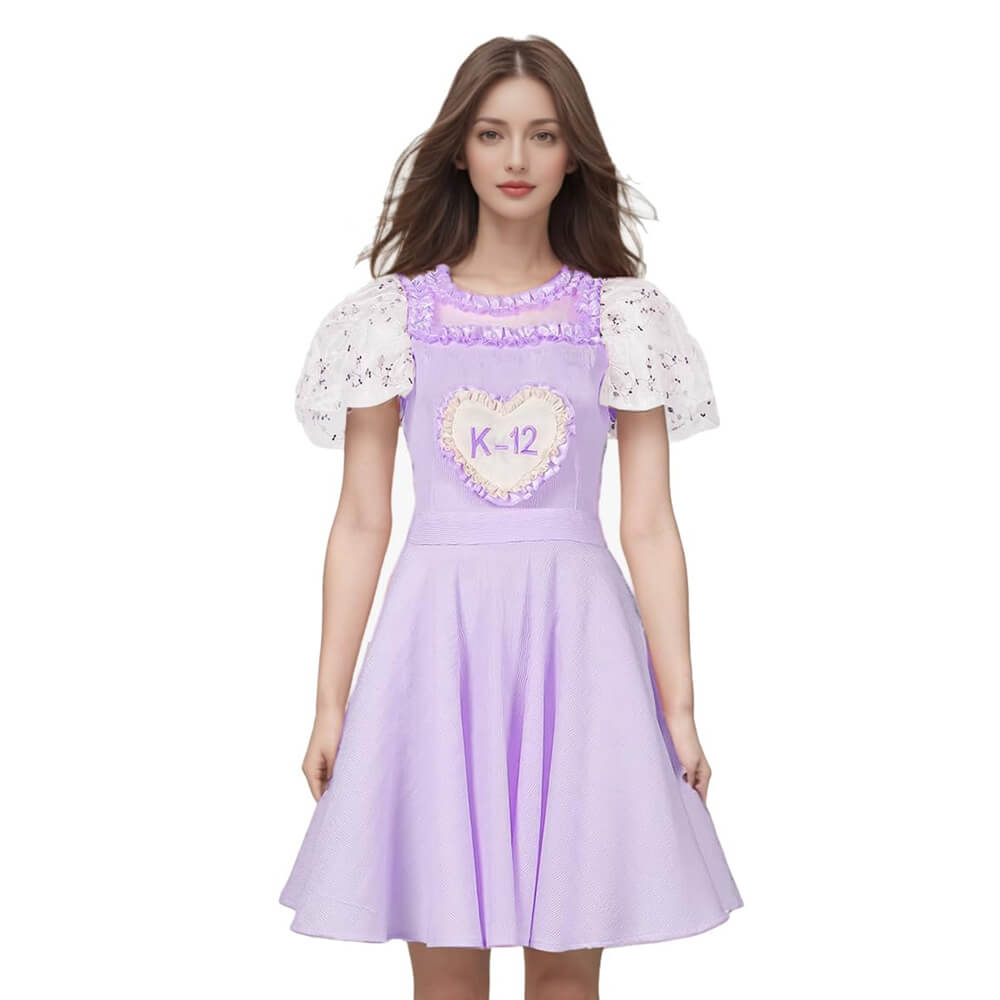 Melanie K-12 Costume Dress | Melanie K12 Purple Halloween Outfit – Foyacos